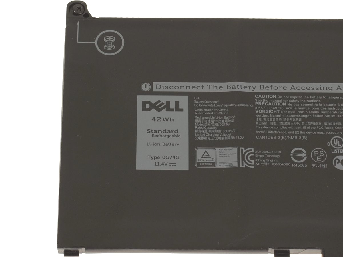Buy ORIGINAL Dell LATITUDE 13 (5310) 42Wh Battery in India ...