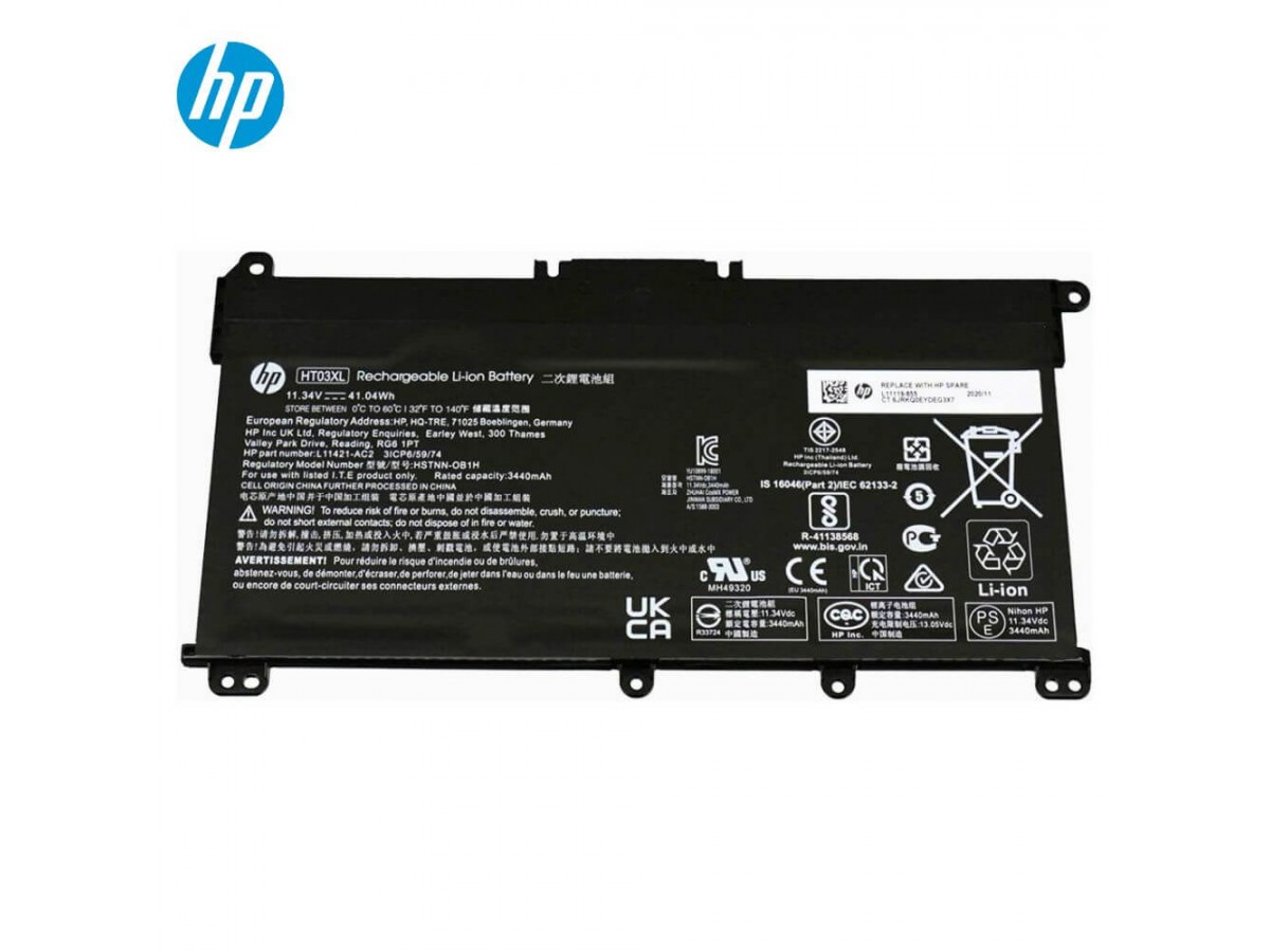Buy ORIGINAL HP HT03XL 41.7Wh Laptop Battery In India