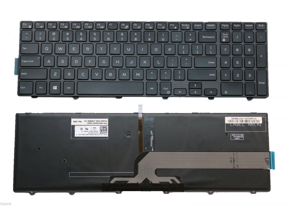Buy Dell Inspiron 15 (3543) Backlit Laptop Keyboard Online ...